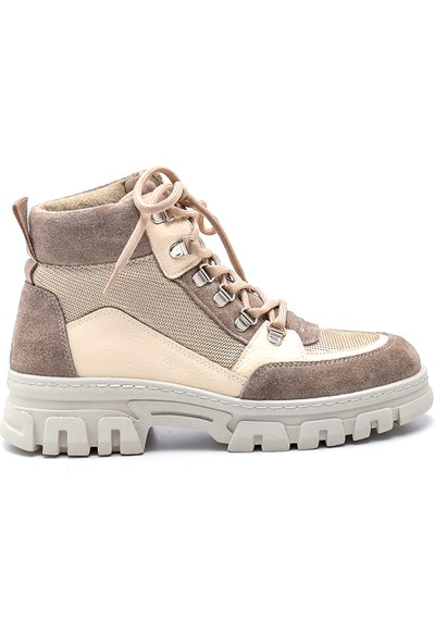 Derimod Kadın Deri Süet Detaylı Bot