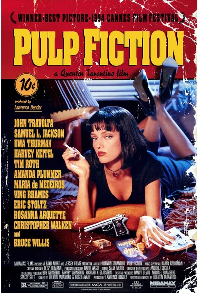 Aktuel Accessories Pulp Fiction (1994) 35 x 50 Poster Jaılborn Aktuel Accessories Pulp Fiction (1994) 35 x 50 Poster Jaılborn