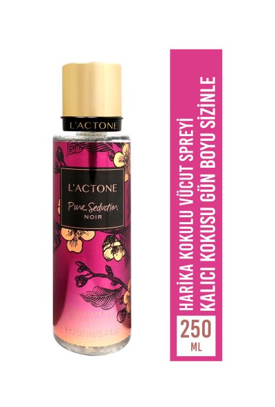 L'actone Pure Seductıon Noır Body Spray | Vücut Spreyi L'actone Pure Seductıon Noır Body Spray | Vücut Spreyi