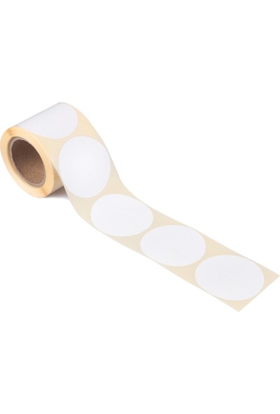 House Of Pack Yapışkanlı Etiket 5 cm Beyaz House Of Pack Yapışkanlı Etiket 5 cm Beyaz