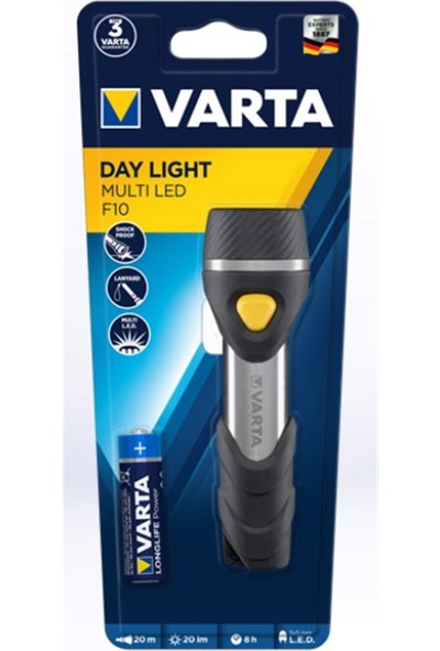 Varta 16631 Day Light Multi LED F10 1xaa Fener Varta 16631 Day Light Multi LED F10 1xaa Fener