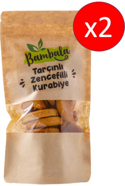 Bambala Zencefilli- Tarçınlı Kurabiye 125 Gx2
