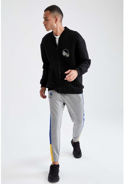 DeFacto Nba Golden State Warriors Lisanslı Slim Fit Baskılı Jogger Eşofman Altı U9858Az21Wn