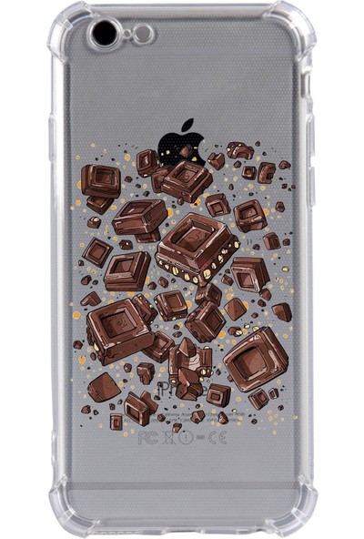 Mupity Çikolatalar Tasarımlı Iphone 6 Darbe Emici Nitro Telefon Kılıfı Mupity Çikolatalar Tasarımlı Iphone 6 Darbe Emici Nitro Telefon Kılıfı