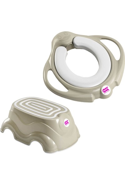 Okbaby Pinguo Klozet Adaptörü & Herbie Yükseltici / Gri Okbaby Pinguo Klozet Adaptörü & Herbie Yükseltici / Gri