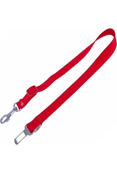 Doggie Köpek Için Emniyet Kemeri Bağlantı Aparatı Kırmızı 2,5X50-80 cm Doggie Köpek Için Emniyet Kemeri Bağlantı Aparatı Kırmızı 2,5X50-80 cm