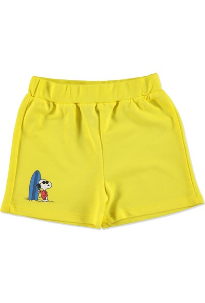 Peanuts Yaz Erkek Bebek Snoopy Şort