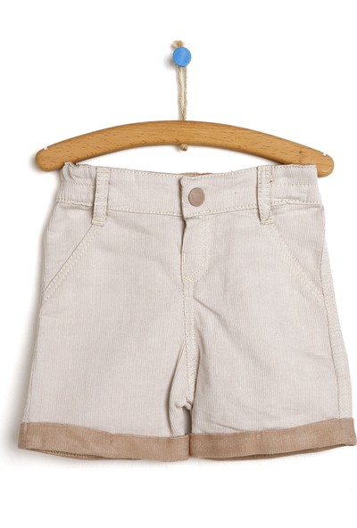 Hello Baby Basic Duble Paça Dokuma Şort Hello Baby Basic Duble Paça Dokuma Şort