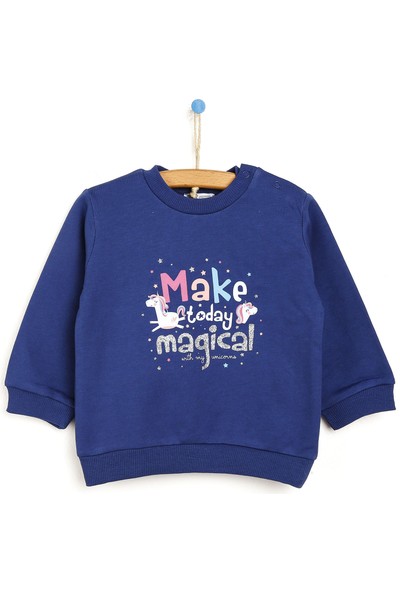 Hello Baby Basic Baskılı Sweatshirt