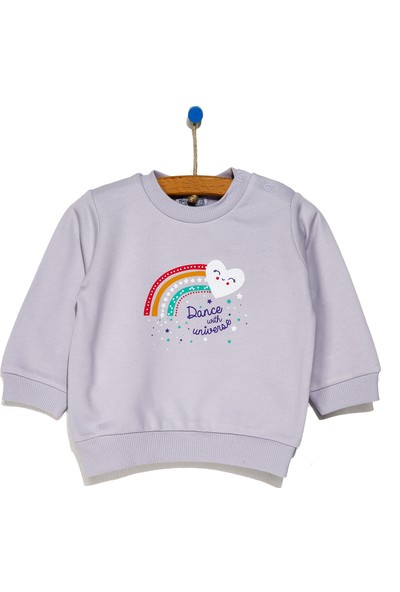 Hello Baby Basic Baskılı Sweatshirt