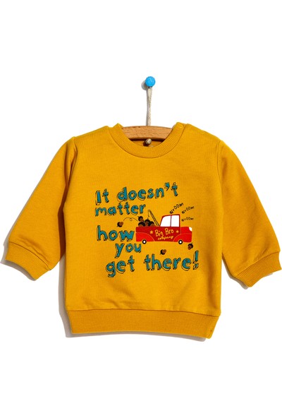 Hello Baby Basic Baskılı Sweatshirt