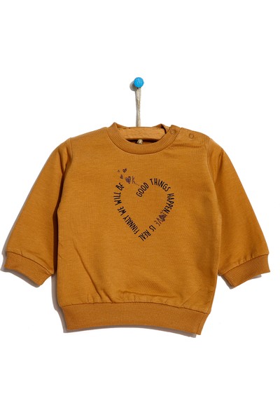 Hello Baby Basic Baskılı Sweatshirt
