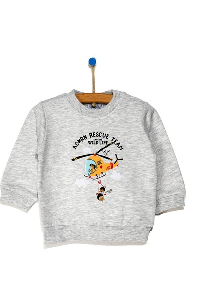 Hello Baby Basic Baskılı Sweatshirt