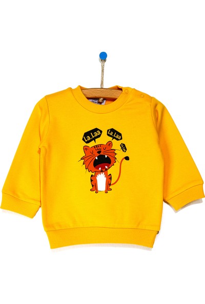 Hello Baby Basic Baskılı Sweatshirt
