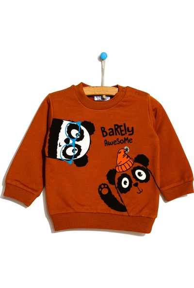 Hello Baby Basic Baskılı Sweatshirt