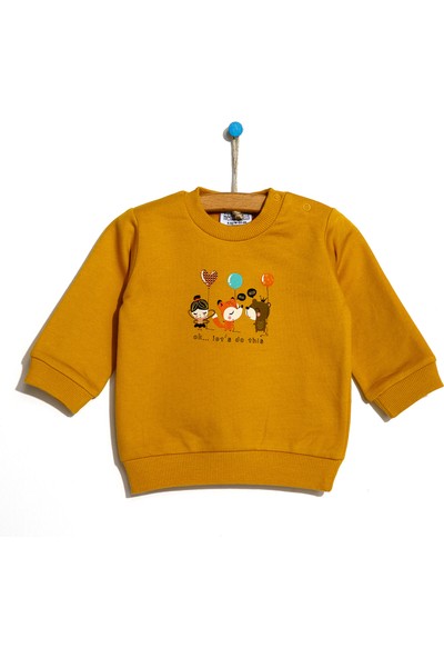 Hello Baby Basic Baskılı Sweatshirt