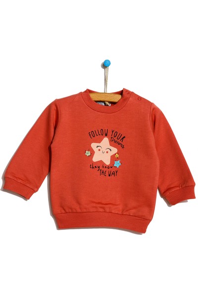 Hello Baby Basic Baskılı Sweatshirt