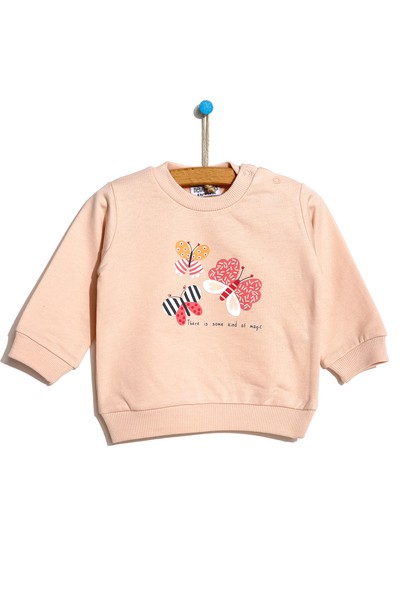 Hello Baby Basic Baskılı Sweatshirt
