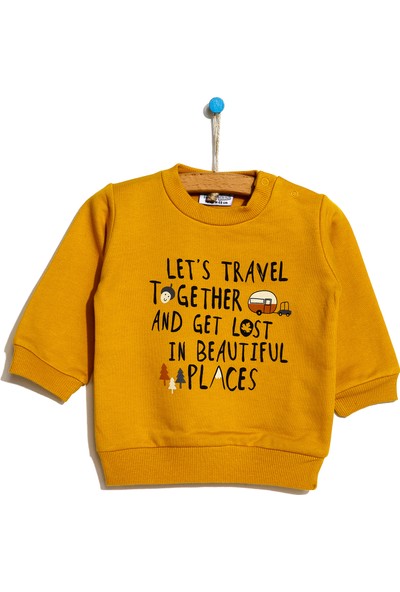Hello Baby Basic Baskılı Sweatshirt