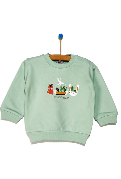 Hello Baby Basic Baskılı Sweatshirt