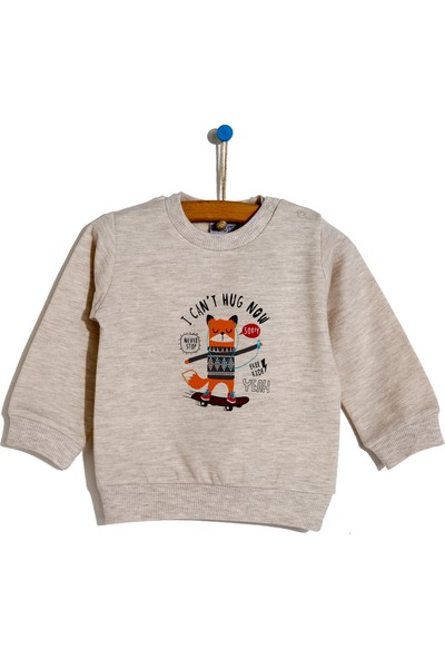 Hello Baby Basic Baskılı Sweatshirt