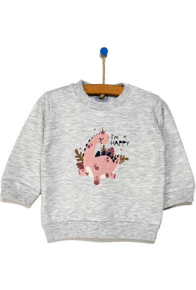 Hello Baby Basic Baskılı Sweatshirt