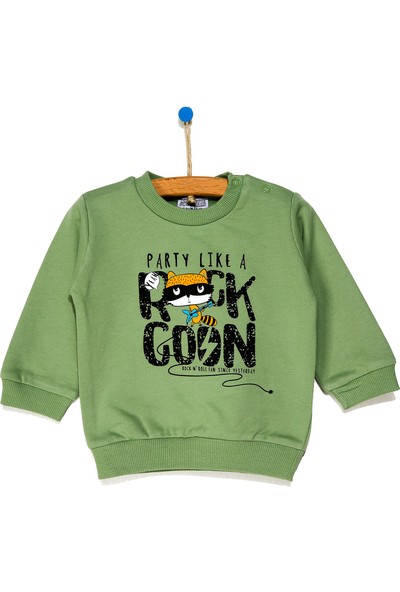 Hello Baby Basic Baskılı Sweatshirt