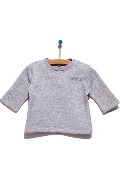 Hello Baby Basic Şardonlu 3 Iplik Sweatshirt