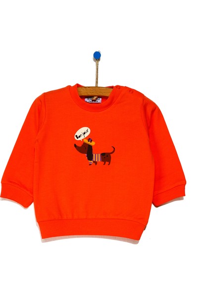 Hello Baby Basic Baskılı Sweatshirt