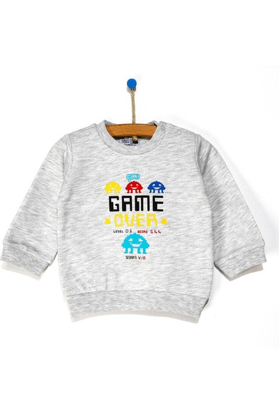 Hello Baby Basic Baskılı Sweatshirt