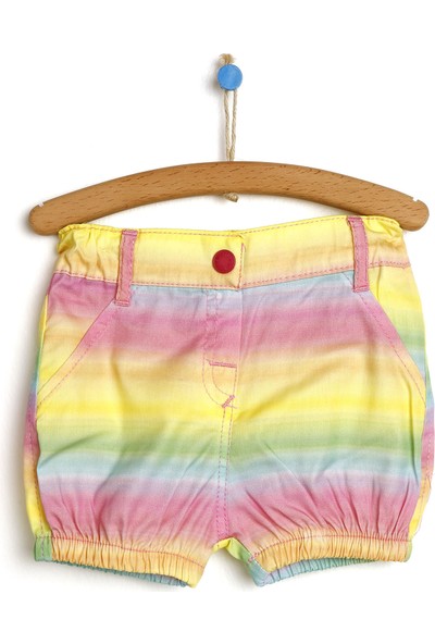 Hello Baby Basic Kız Bebek Desenli Dokuma Şort Hello Baby Basic Kız Bebek Desenli Dokuma Şort