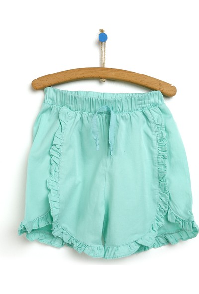 Hello Baby Basic Kız Gabardin Şort