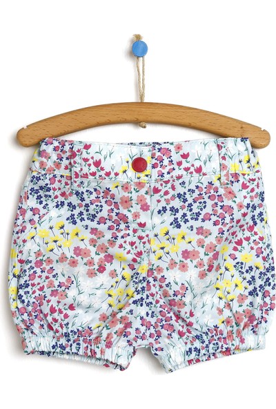 Hello Baby Basic Kız Bebek Desenli Dokuma Şort Hello Baby Basic Kız Bebek Desenli Dokuma Şort