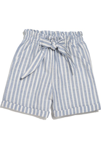 Hello Baby Basic Çizgili Kız Bebek Dokuma Şort Hello Baby Basic Çizgili Kız Bebek Dokuma Şort