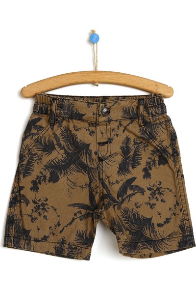 Hello Baby Basic Desenli Erkek Dokuma Şort Hello Baby Basic Desenli Erkek Dokuma Şort