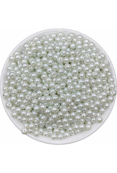 Hedef Bijuteri 50 gr 6mm Beyaz Cam Inci Boncuk ,takı Yapım Boncuğu (50GR,~160 Adet ) Hedef Bijuteri 50 gr 6mm Beyaz Cam Inci Boncuk ,takı Yapım Boncuğu (50GR,~160 Adet )