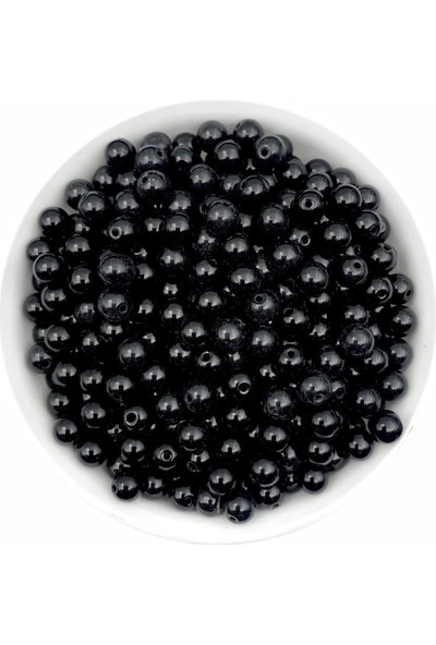 Hedef Bijuteri 50 gr 8mm Siyah Cam Inci Boncuk ,takı Yapım BONCUĞU(50GR,~70 Adet ) Hedef Bijuteri 50 gr 8mm Siyah Cam Inci Boncuk ,takı Yapım BONCUĞU(50GR,~70 Adet )