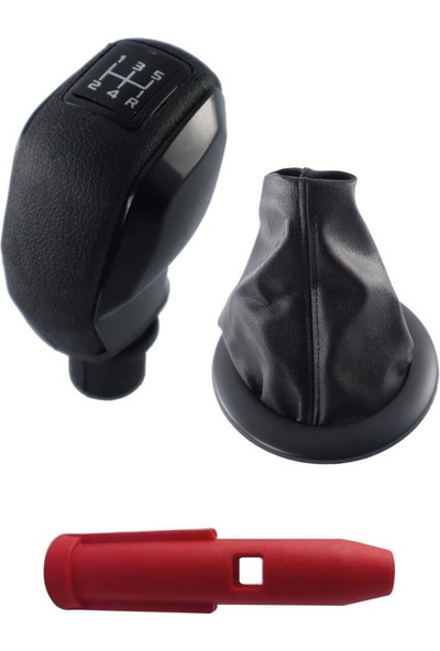 Kogel Megane 2 Spor Vites Topuzu ve Vites Körüğü Siyah Renk Detaylı Kogel Megane 2 Spor Vites Topuzu ve Vites Körüğü Siyah Renk Detaylı