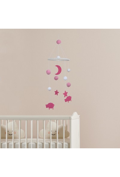 Esta Rosa Bebek Dönence Kiti 22x75 cm - 2 Renk Seçeneği