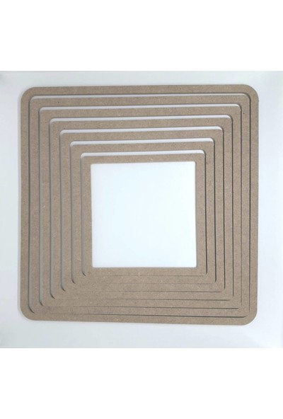 DM Hobi 7'li Vidasız Kare Kasnak 34X34