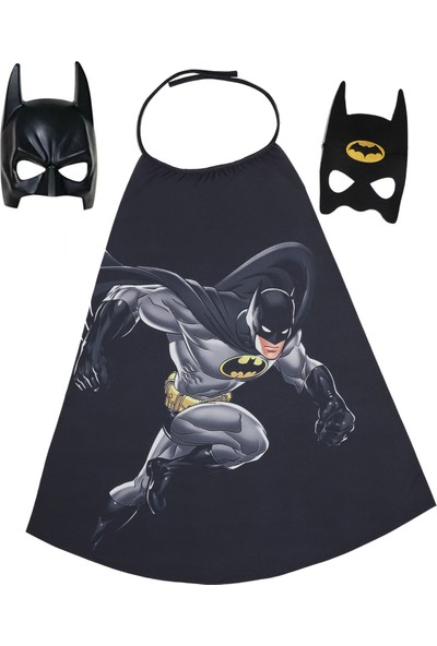 Celicido Batman Parti Pelerini ve 2 Adet Maske Celicido Batman Parti Pelerini ve 2 Adet Maske