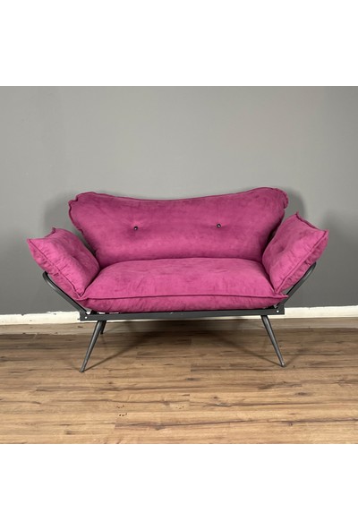 Berta Concept Peigi Ikili Kanepe Mor