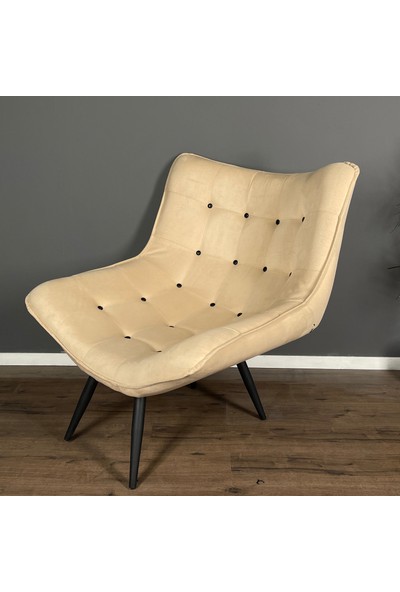 Berta Concept Ingrid Tekli Koltuk & Berjer Krem Berta Concept Ingrid Tekli Koltuk & Berjer Krem