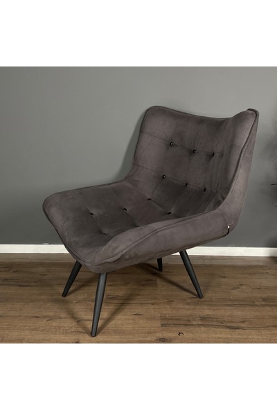 Berta Concept Ingrid Tekli Koltuk & Berjer Füme Berta Concept Ingrid Tekli Koltuk & Berjer Füme