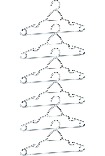 Maomao 6 Adet Şeffaf Çocuk Elbise Askısı