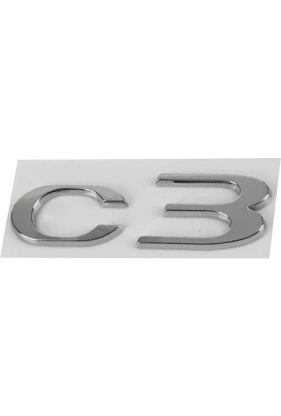 Kogel Citroen C3 Arka Bagaj Yazısı