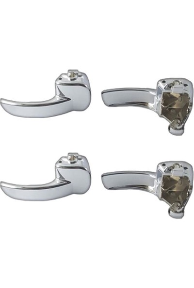 Kogel Qashqai J10 JJ10 Nikelaj Kaplama Kapı Kol Iç Açma Kol 80670JD00E Takım 4 Adet