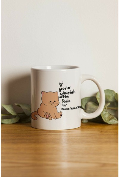 Kupgade Porselen - Kedi - Benim Bir Numaramsın Motto Kupa Bardak- Makinede Yıkanabilir Kupgade Porselen - Kedi - Benim Bir Numaramsın Motto Kupa Bardak- Makinede Yıkanabilir