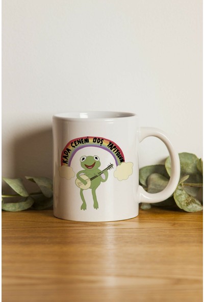 Kupgade Porselen - Kapa Çeneni Boş Yapıyosun Özel Tasarım Makinede Yıkanabilir