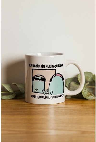 Kupgade Porselen - Karabiberim Özel Tasarım Kupa Bardak Makinede Yıkanabilir